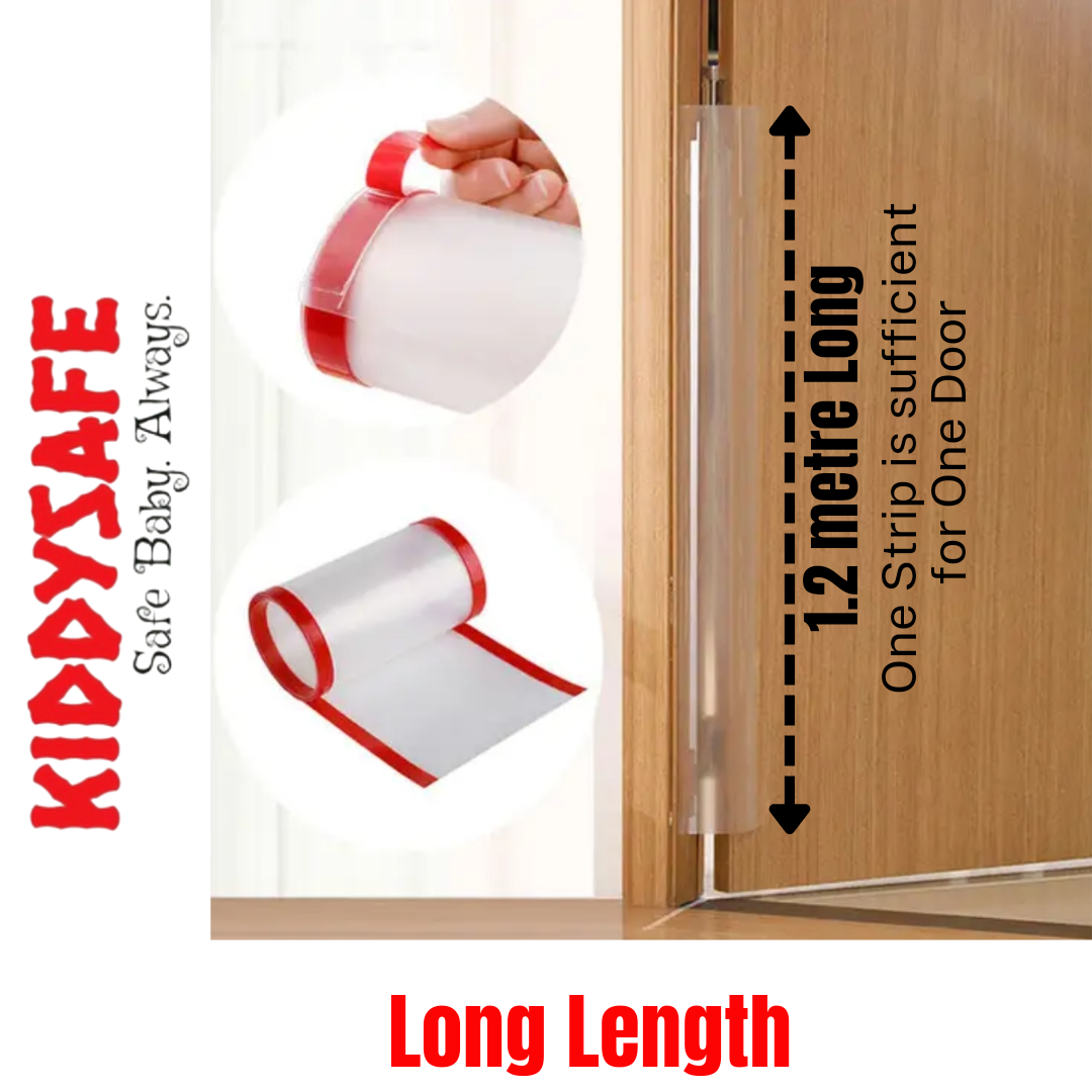 KiddySafe Finger Door Pinch Guard | 4 feet and 6 feet long | New Model ...